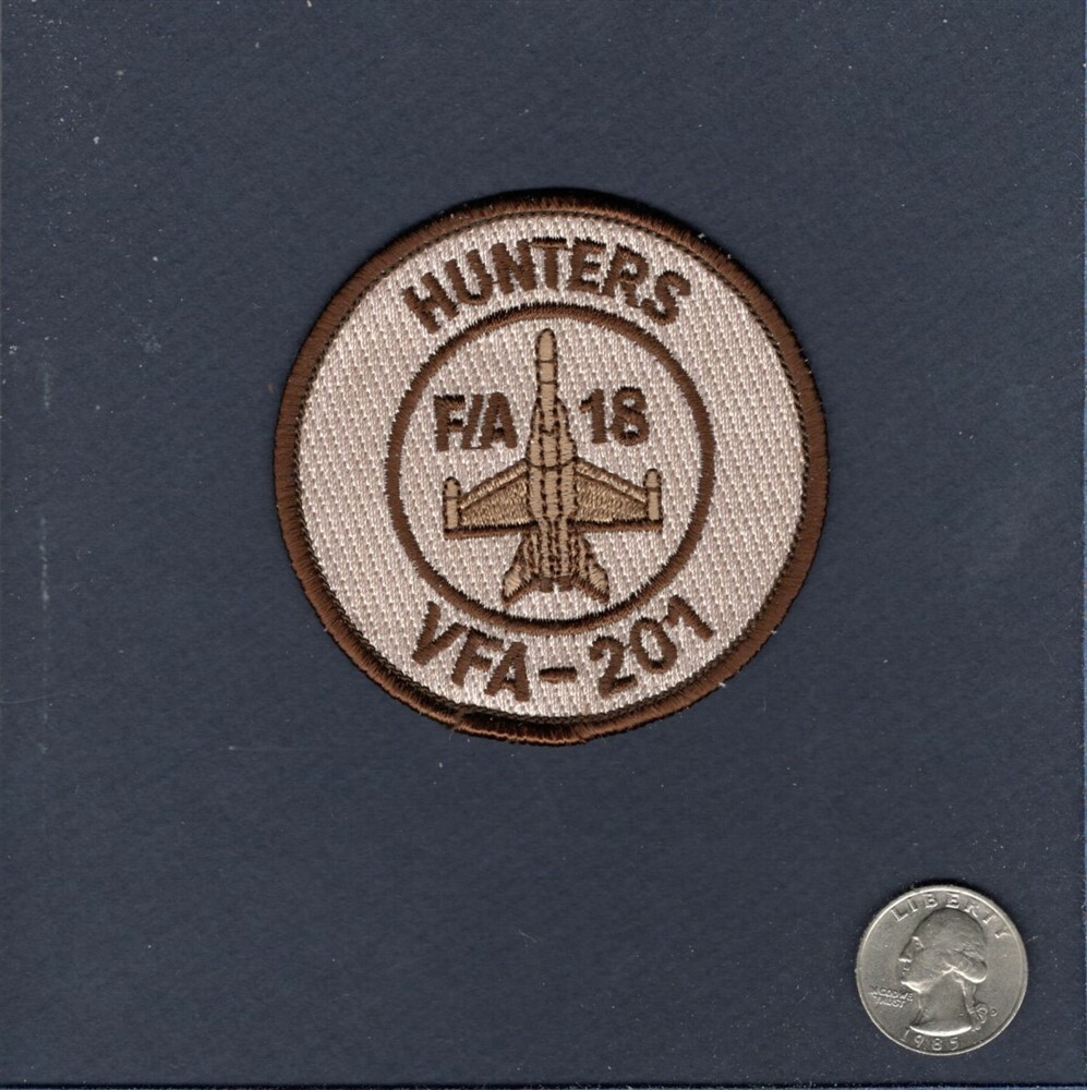 VFA-201 HUNTERS US NAVY F-18 HORNET Strike Fighter Squadron Desert ...