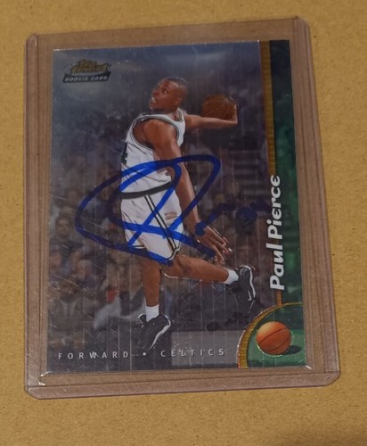 Paul Pierce NBA Basketball Signed 1998-99 Topps Finest Rookie Card | eBay