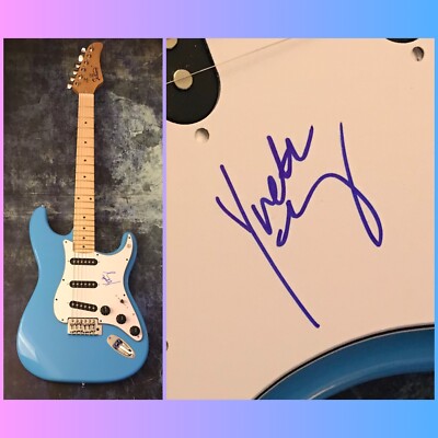 GFA Covet Band Guitarist * YVETTE YOUNG * Signed Electric Guitar PROOF ...