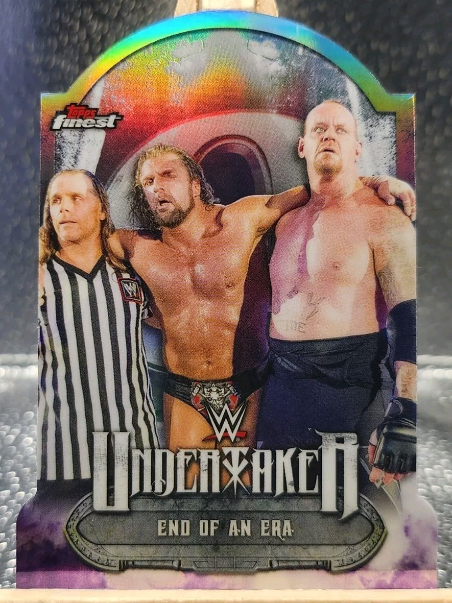 UNDERTAKER 2021 Topps Finest WWE #UT-12 END OF AN ERA REFRACTOR INSERT ...