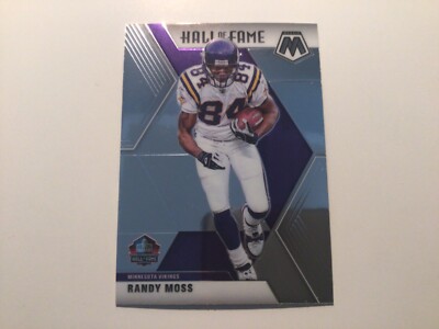 F59 2020 Panini Mosaic Football RANDY MOSS #283 MINNESOTA VIKINGS HALL ...