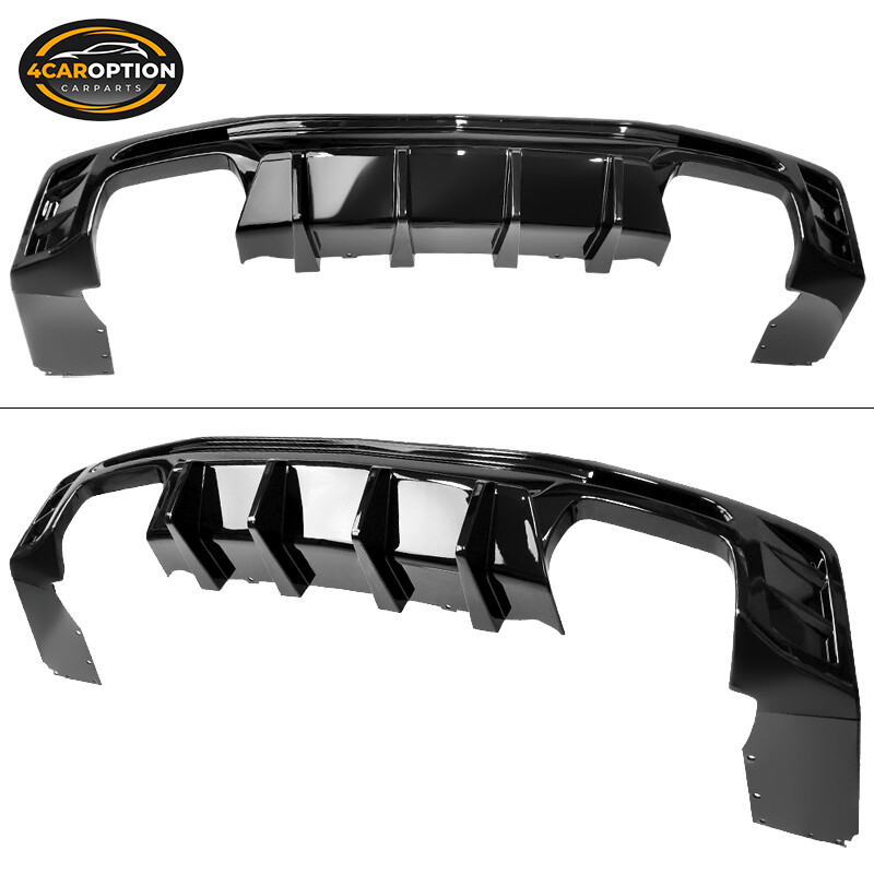 Fits 16-23 Chevy Camaro LT SS Ikon Rear Bumper Lip Diffuser Glossy ...