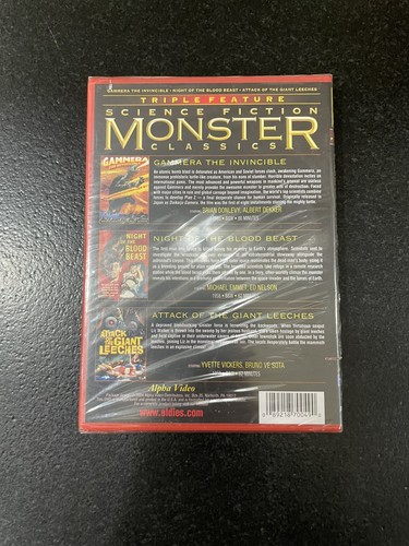 Science Fiction Monster Classics Triple Feature Gammera Invincible / Night NEW 89218700490| eBay