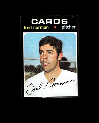 1971 Topps 348 Fred Norman EX #D1,409509 | eBay