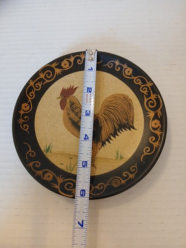 Decorative Rooster Plates Set 6" ***Has Display Stand*** | eBay