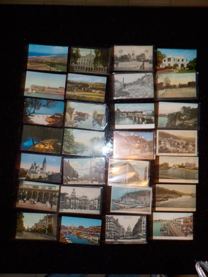 GREAT Lot of 850 PLUS VINTAGE FOREIGN POSTCARDS STANDARD SIZE EXCELLENT ...