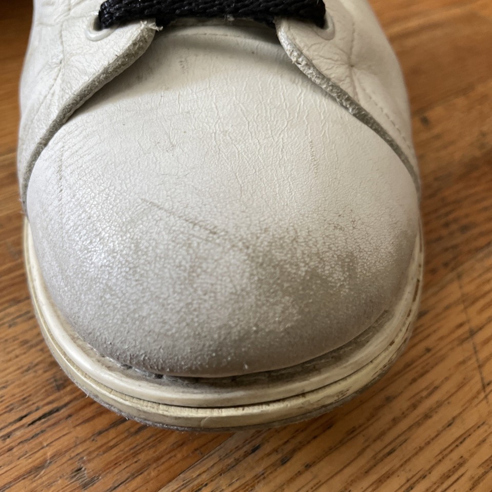 Vintage Linds Right Handed Bowling Shoes Men's Size 11 White Leather 6488 | eBay