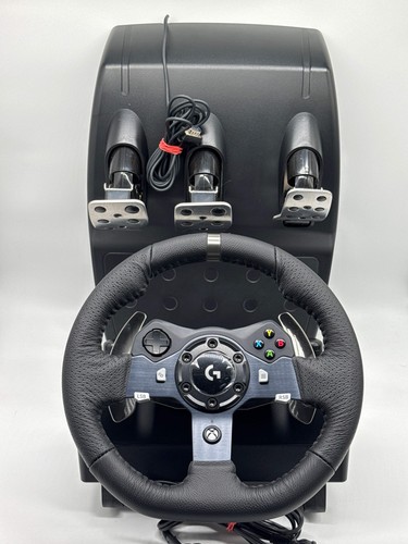 Logitech G920 Driving Force Steering Wheel and Pedals Xbox One/Xbox ...