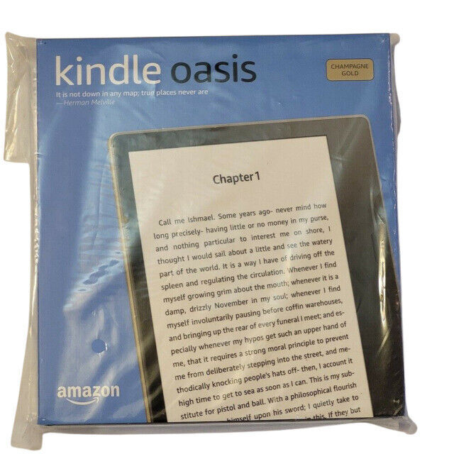 Amazon Kindle Oasis 9th Gen, 32GB, Wi-Fi 7 inch Tablet - Champagne Gold ...