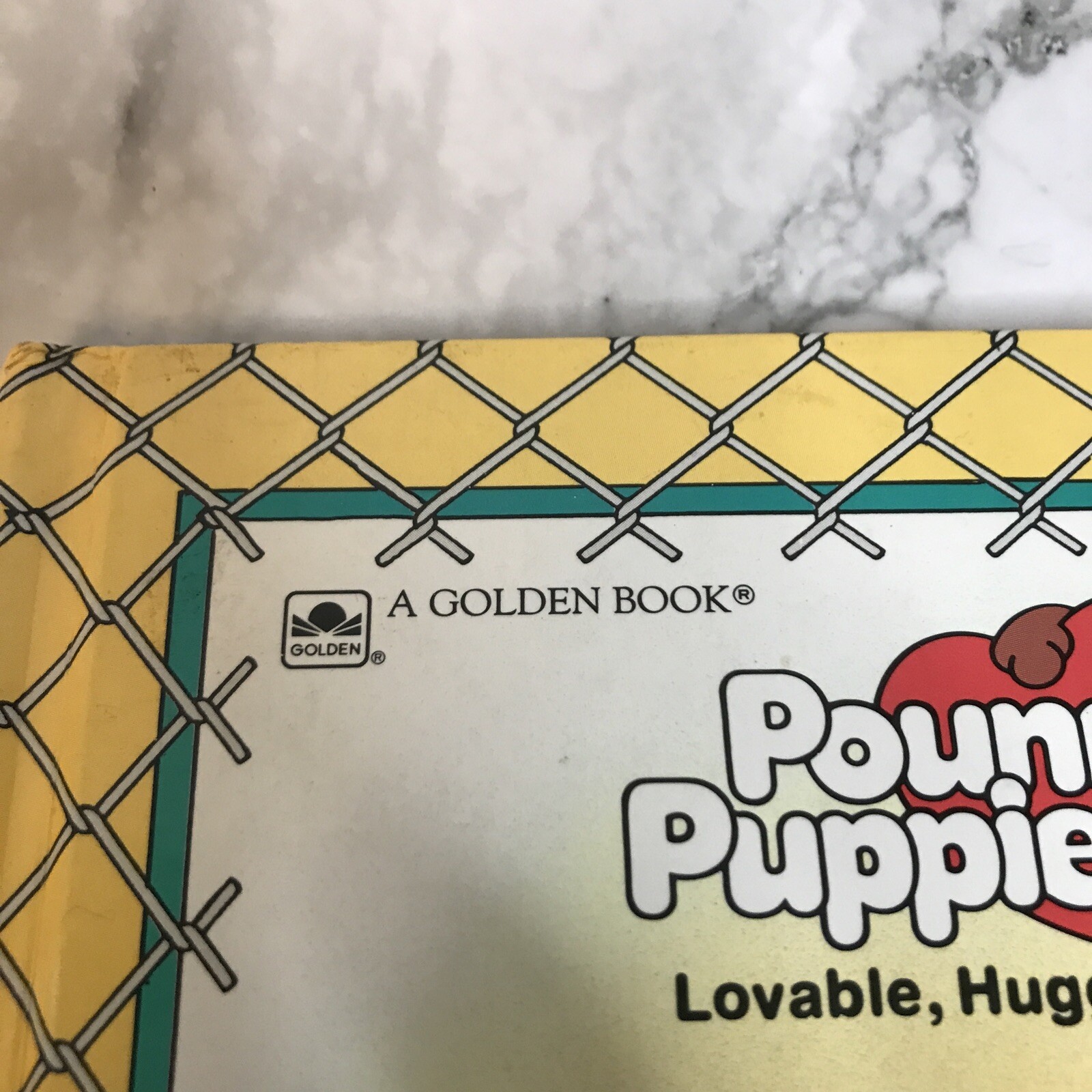 Vintage 1986 Pound Puppies Golden Book the Puppy who Couldnt Remember ...