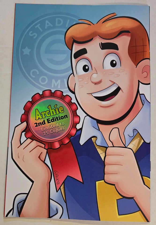 ARCHIE PUNCH COMICS #12 HOMAGE VARIANT 2ND EDITION LTD 75 COPIES BETTY ...