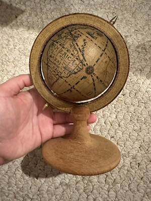 1900-Now - World Globe Wood Base