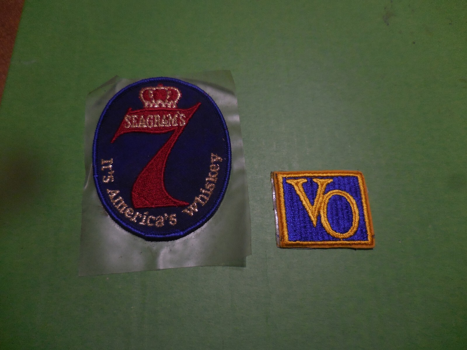 Vintage/NEW Iron on Patch Seagram's Seven "It's Americas Whisky/" Plus ...