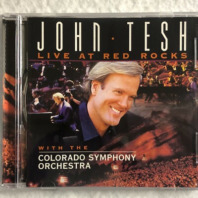 John Tesh Live at Red Rocks CD Classical Colorado Symphony 1990s 16 ...