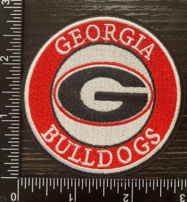 UNIVERSITY OF GEORGIA BULL DOGS FOOTBALL EMBROIDERED IRON ON PATCH | eBay