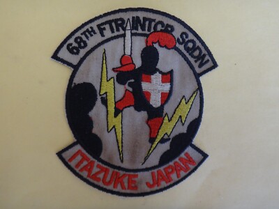 USAF Patch 68th FIGHTER INTERCEPTOR Squadron ITAZUKE Airbase in Japan ...
