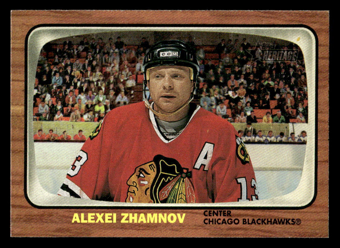 Alexei Zhamnov 2002 Topps Heritage #97 Chicago Blackhawks | eBay