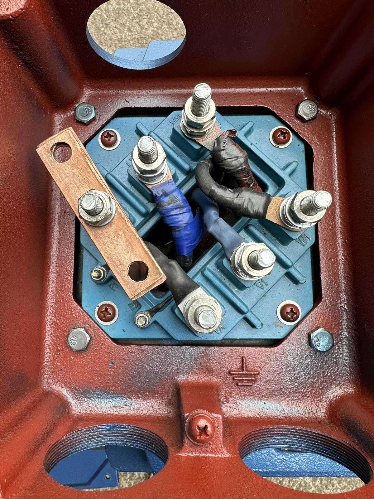 AmTecs 75kW (100HP) 1480RPM 4-Pole AC Electric Motor 280S Frame B3 75mm ...