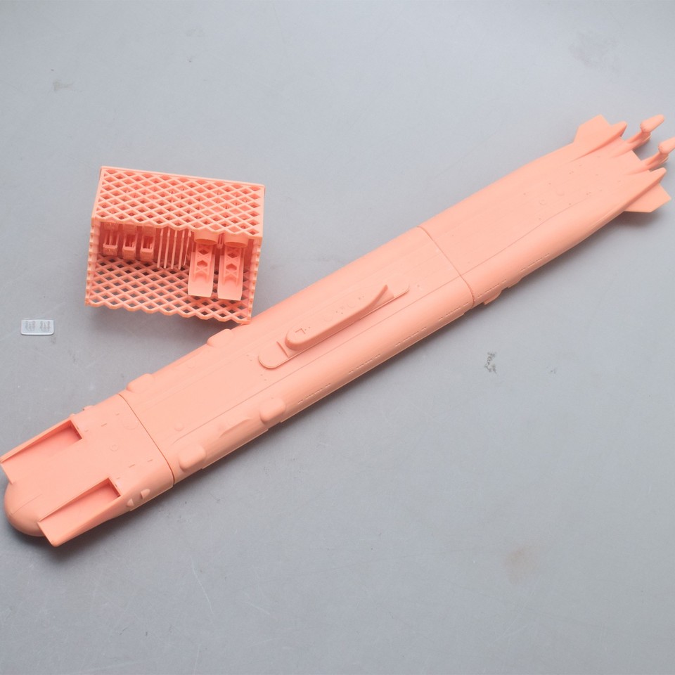 3D Printed 1/700 Soviet Project 717 Nuclear-Powered Landing Submarine ...