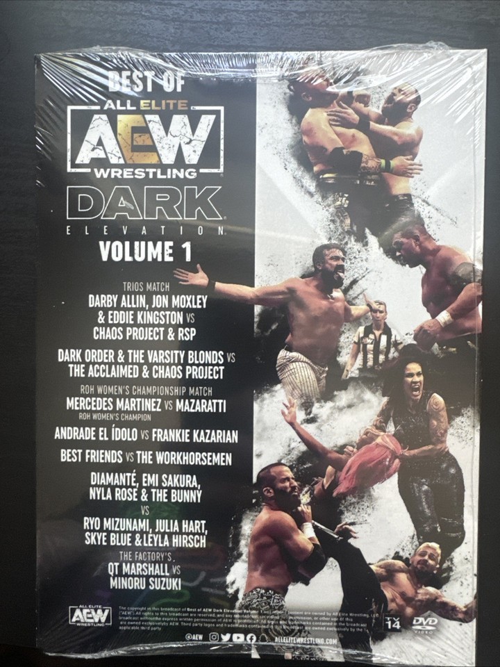 AEW - Best of AEW Dark Elevation - Volume 1 Wrestling DVD All Elite ...