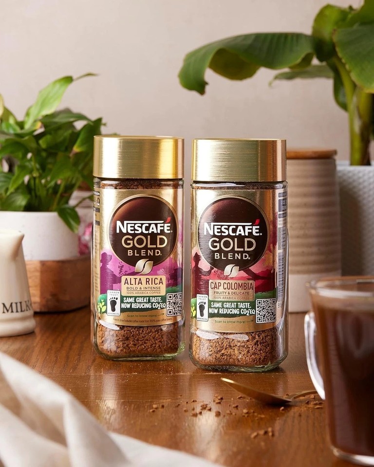 NESCAFÉ Alta Rica Gold Blend Instant Coffee, Dark Roasted Premium ...