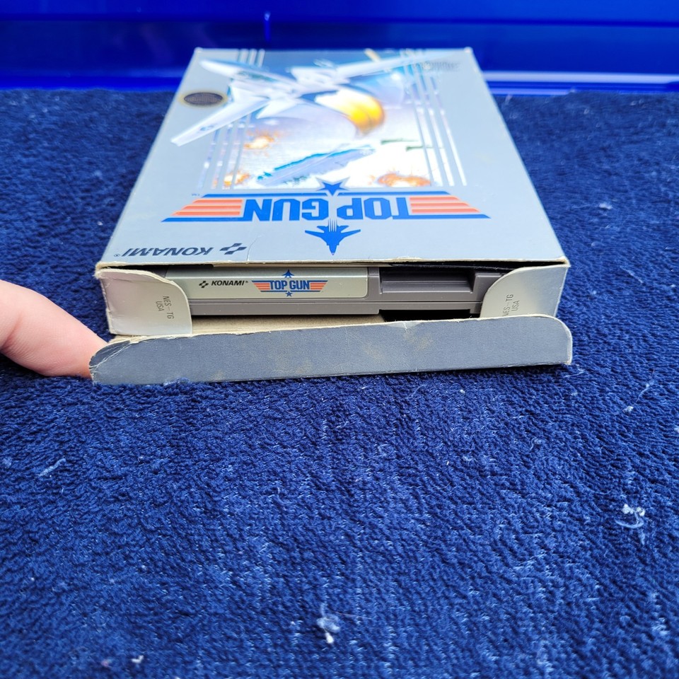Top Gun Nintendo NES Box Game Inserts Sleeve | eBay