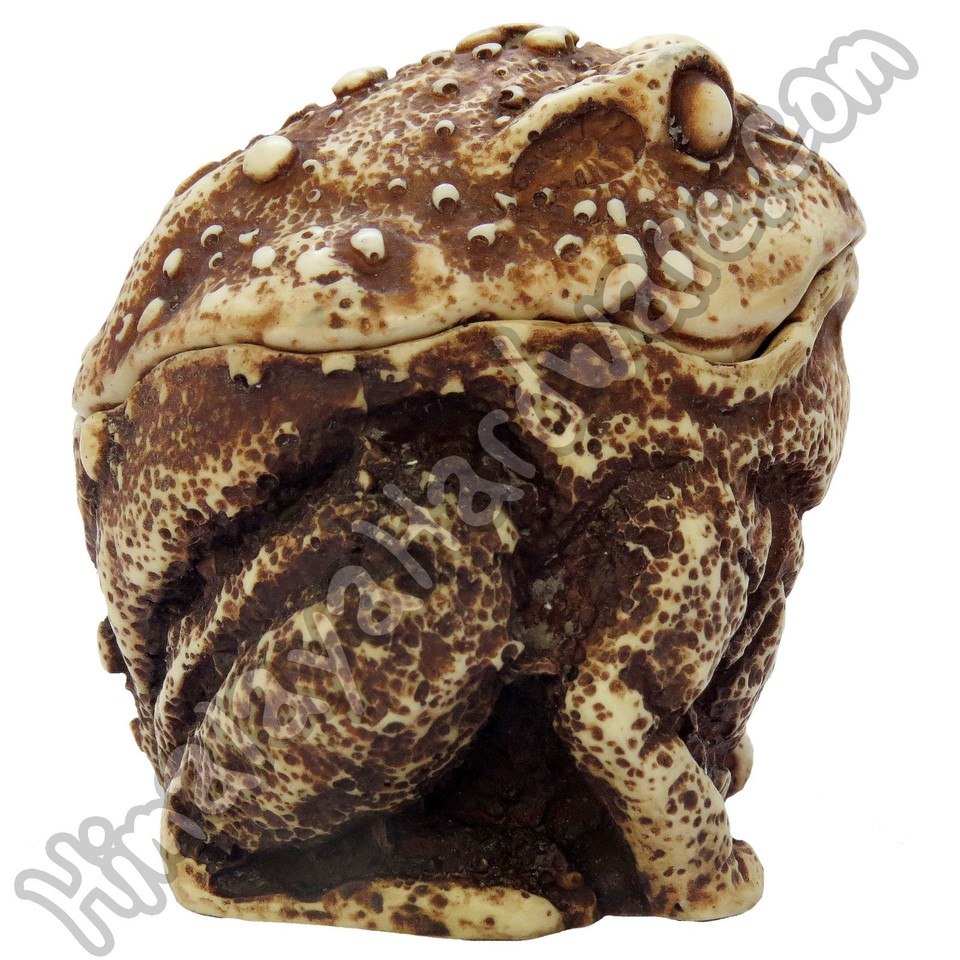 Resin Frog/Toad Storage Box: container ashtray figurine statue jar ...