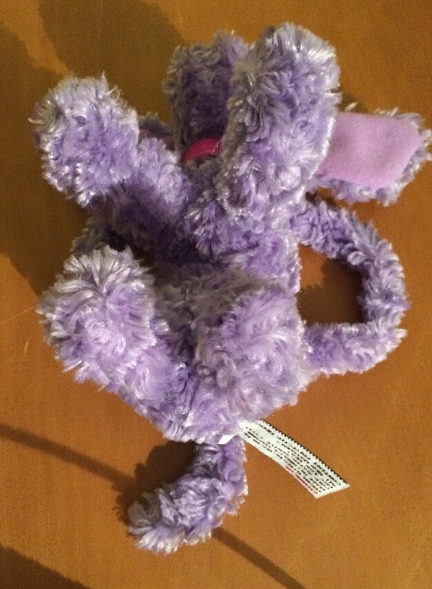 Gund Puddles Purse Purple Dog 6" #60129 | eBay