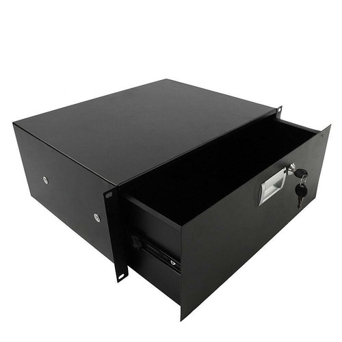 19in 4U Iron Drawer DJ Cabinet Black with A Top Quality | eBay