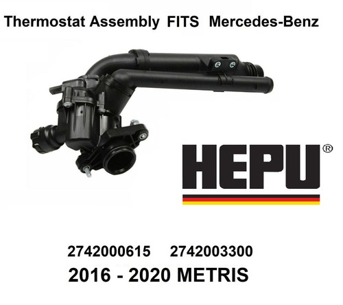 fits Mercedes Benz Thermostat Assembly 2742000615, 2742003300; 2016-20 ...