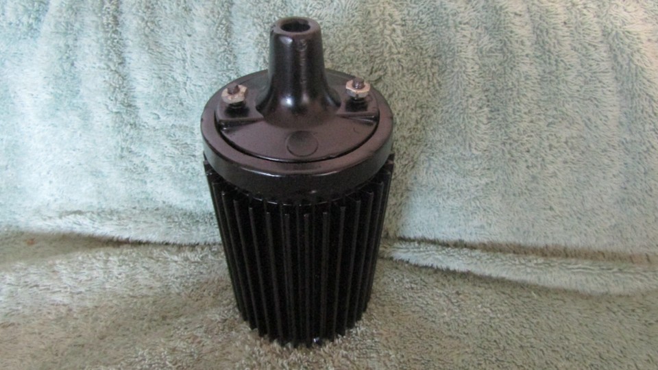 Chevy GMC Finned Ignition Coil 12 Volt Hot Rod SCTA Rat Rod # 1C712 ...