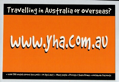 V04756 Australia Avant Card #4756 YHA Hostelling International postcard ...