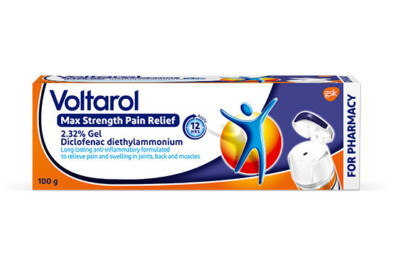 Voltarol Joint Pain Relief Gel 12 Hour Pain Relief 2.32% Gel - 100g ...