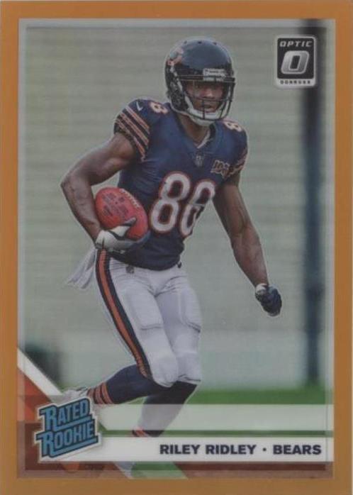 2019 Panini Donruss Optic - Rated Rookie Riley Ridley #186 Orange Prizm ...