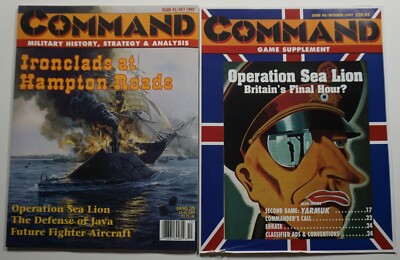 Command Magazine #45 + Games - Operation Sea Lion & Yarmuk UNPUNCHED ...