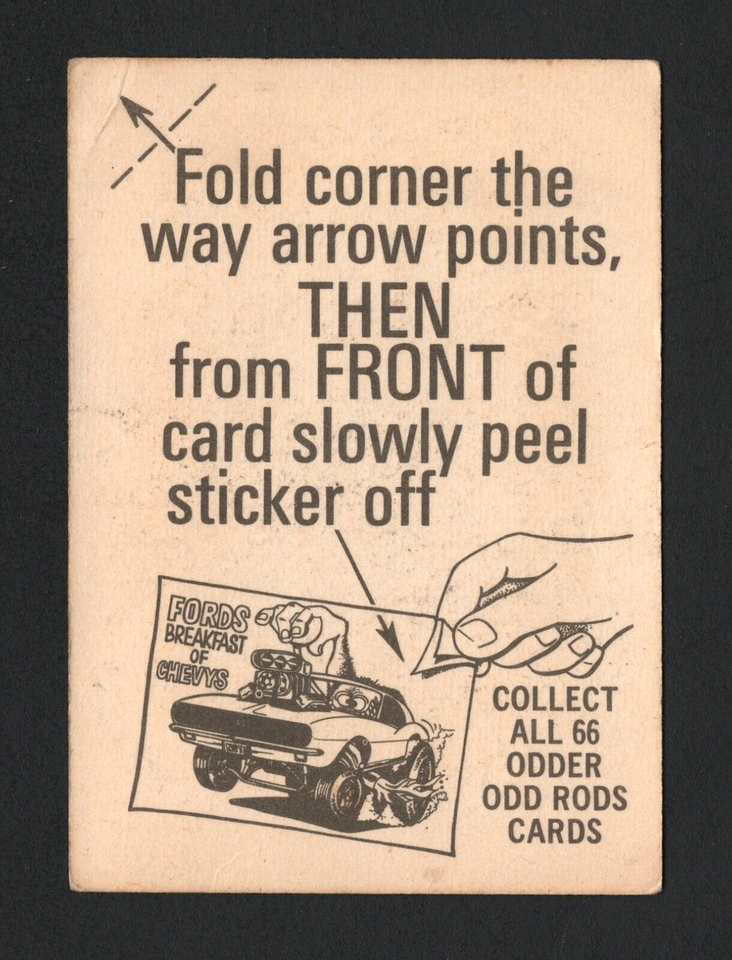 1970 Donruss Odder Odd Rods Trading Card #64 – Cold Power | eBay