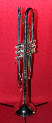 Magnificent Restored Czech Trumpet, Hand Hammered Bell, Stenciled West ...