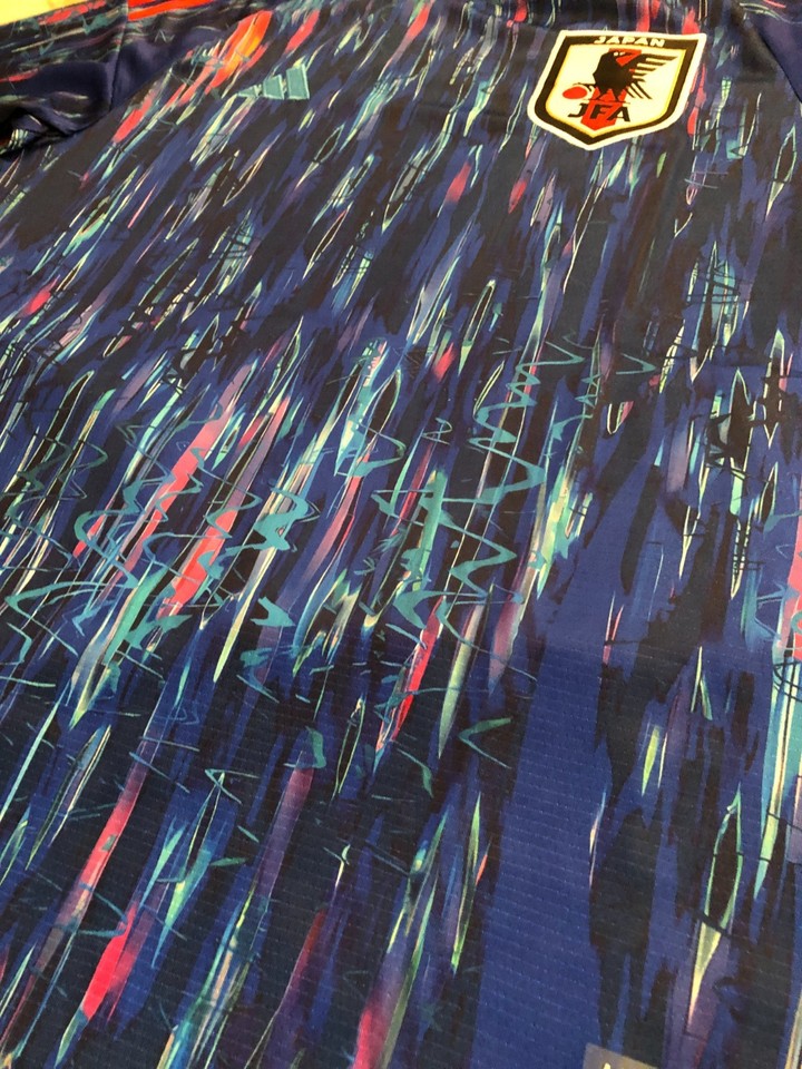 Japan Soccer Jersey Blue Midnight Pulse Concept Edition Sz Large | eBay