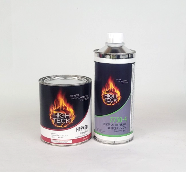 High Teck HFP450 GM 9260 Victory Red Basecoat Auto Paint Quart & Choice ...