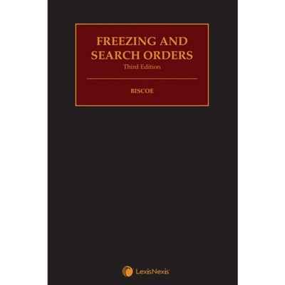 Freezing and Search Orders 3rd Edition by P. Biscoe Hardcover Book | eBay