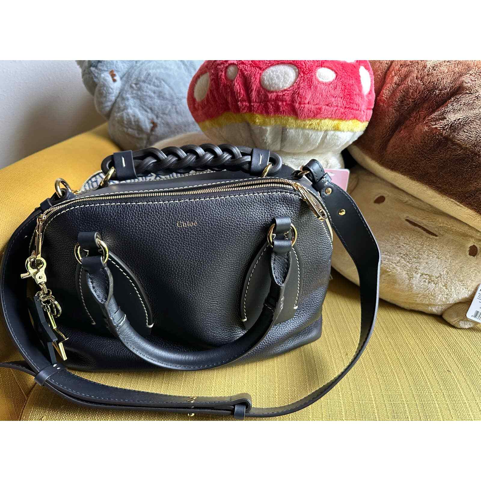 Excellent Condition Medium Chloe Daria Day Bag w/ See by Chloe Star Charm | eBay