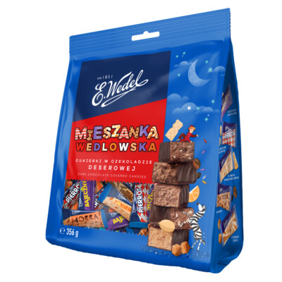 Wedel Mieszanka Wedlowska PRALINES Dark Chocolate Candies 356g / 12.6oz ...
