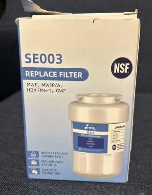 SE003 Refrigerator Replacement Water Filter for HDX FMG-1 GE MWF New ...
