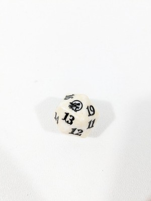 MTG d20 Spindown 20-sided Life Counter die dice Midnight Hunt White | eBay