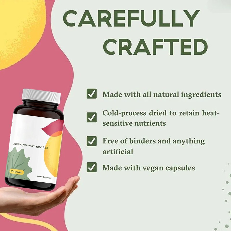 Kimchi Powder Capsules, Probiotics, Enzymes Supplements | eBay UK