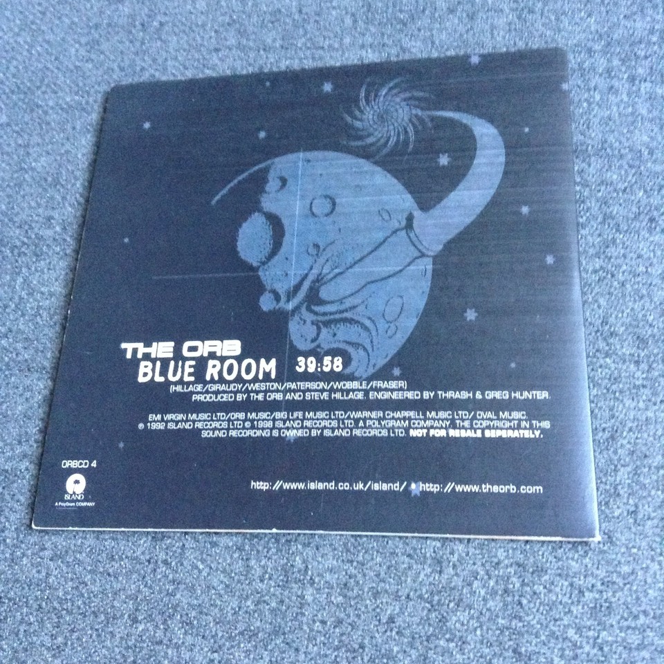 The Orb - Blue Room 39.58 CD (Electronic/Ambient/IDM/Industrial) 1998 ...