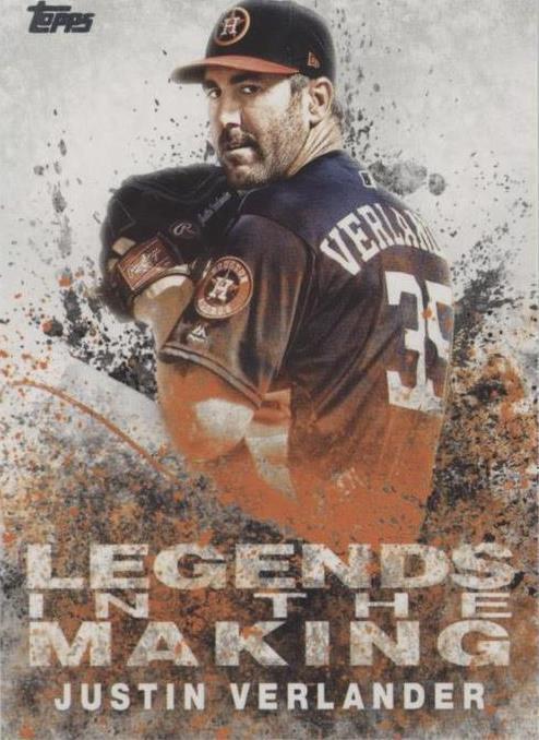 2018 Topps - Legends in the Making Series 2 Justin Verlander #LITM-24 ...