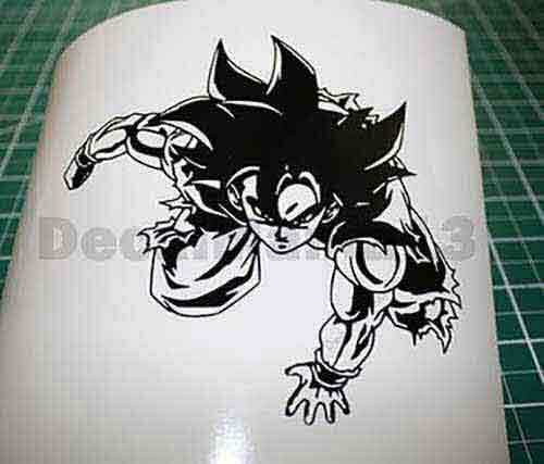 Goku Super Dragon Ball Z DBZ Car Truck Window Wall Vinyl Sticker Decal ...