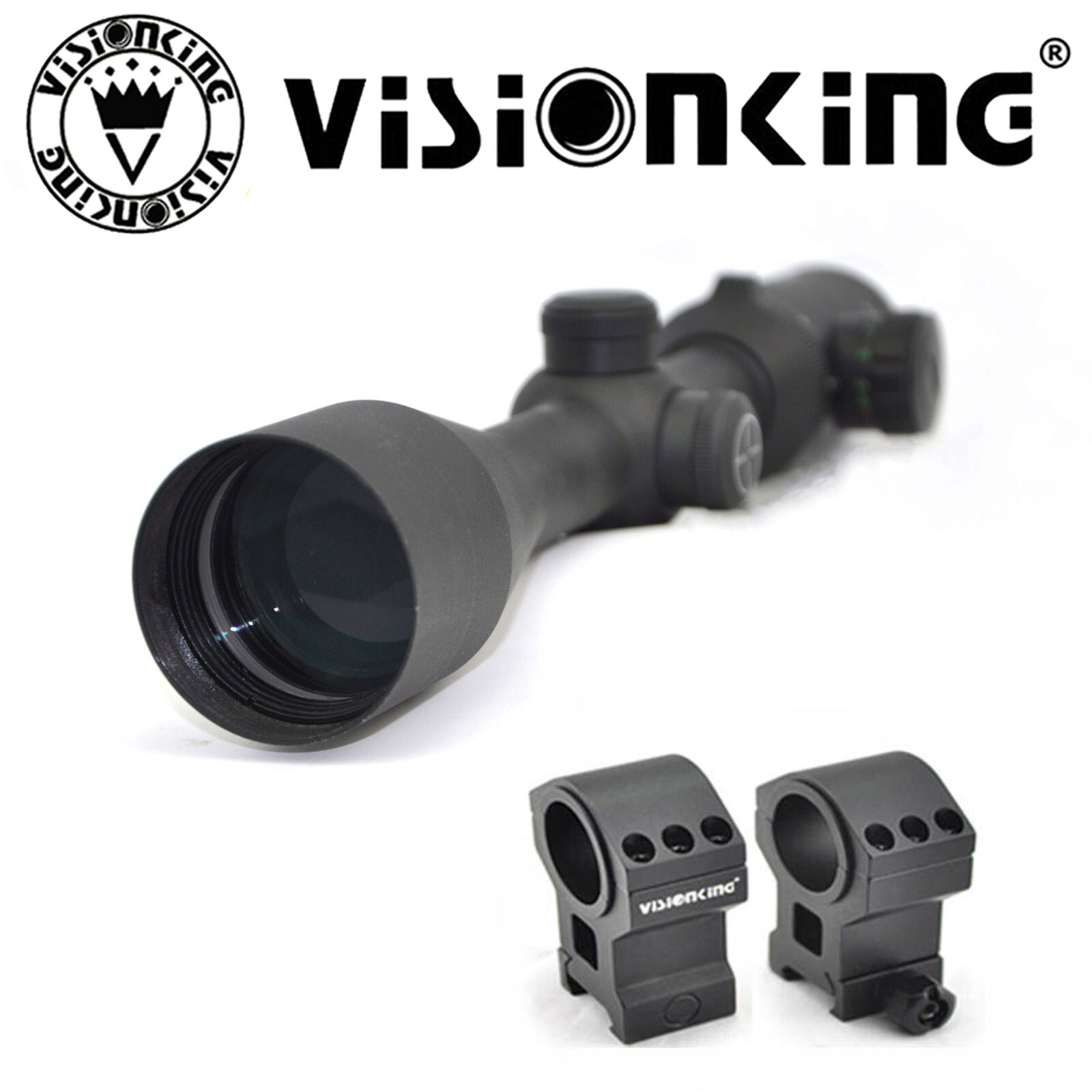 Visionking 3-9x44 Rifle scope Rifle scope Hunting 223 W/ Picatinny ...