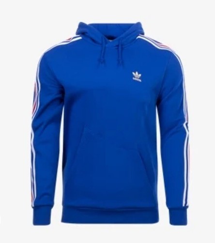 Adidas Originals FB Nations Men's M Hoodie Blue White Red 3 Stripe Gold ...